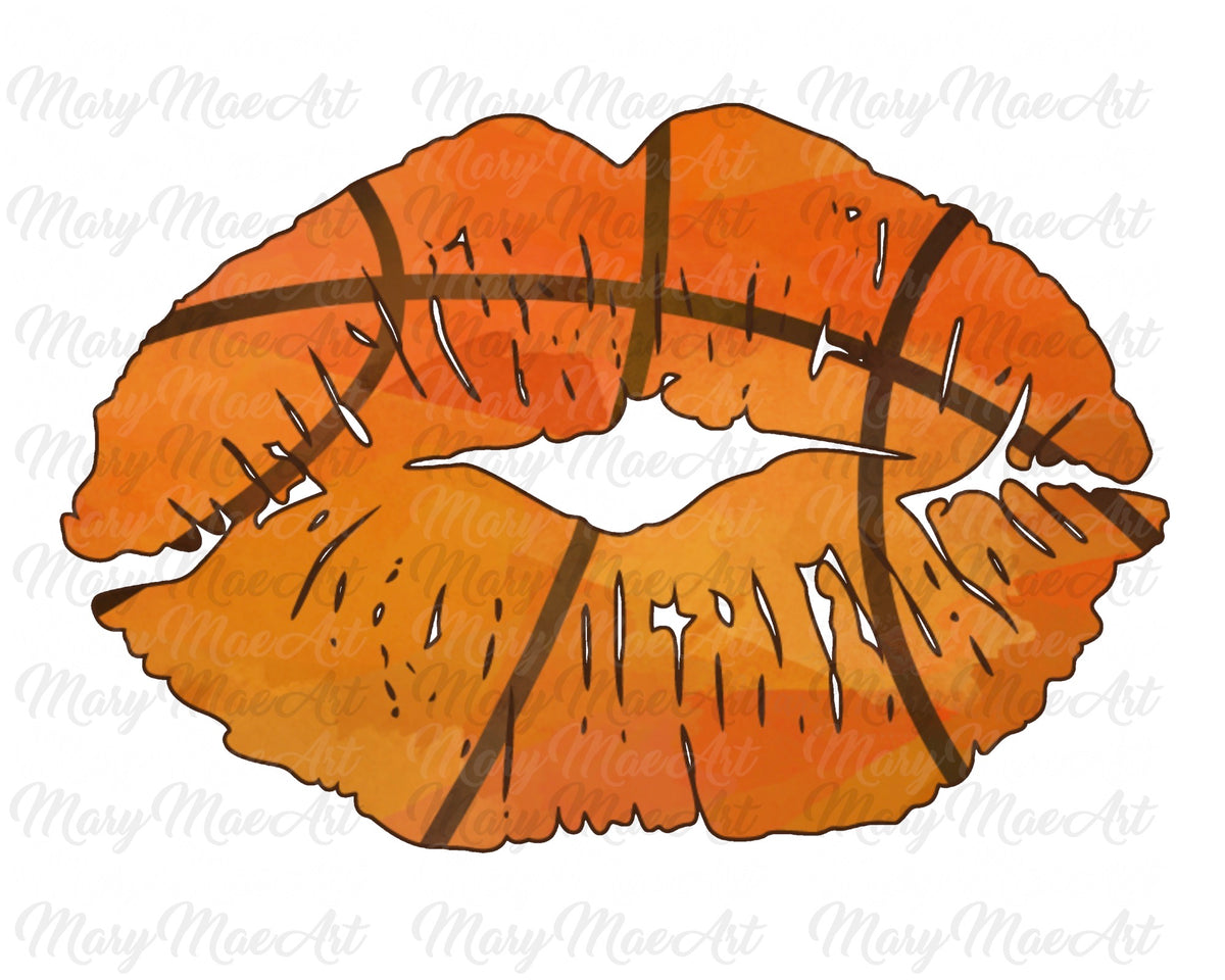 Basketball Lips - Sublimation Transfer – Mary Mae Art